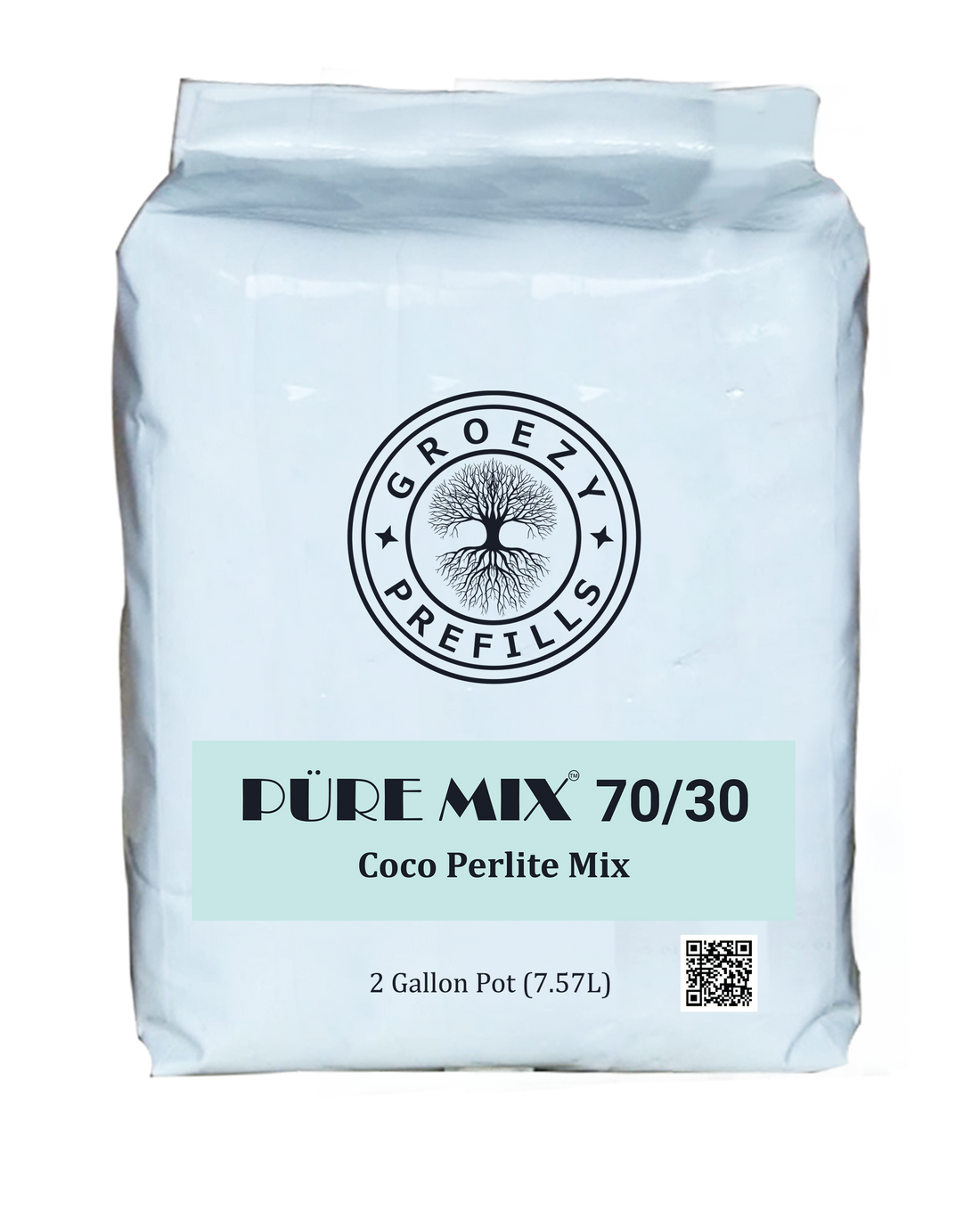 GroEzy™ 2 Gallon Prefilled 70/30 Coco Perlite Grow Bag – The Coco Depot