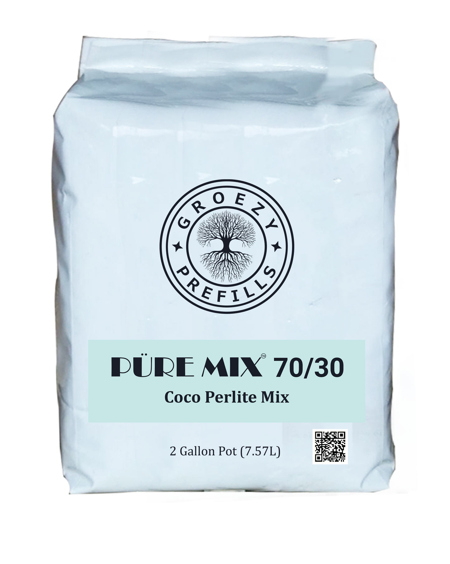 GroEzy™ 2 Gallon Prefilled 70/30 Coco Perlite Grow Bag – The Coco Depot